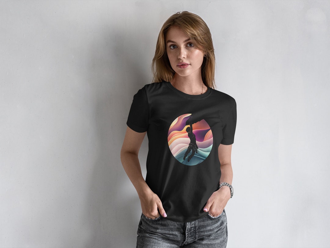 Hanging in the Sun (color Flow Silhouette) - Fun Rock Climbing ...