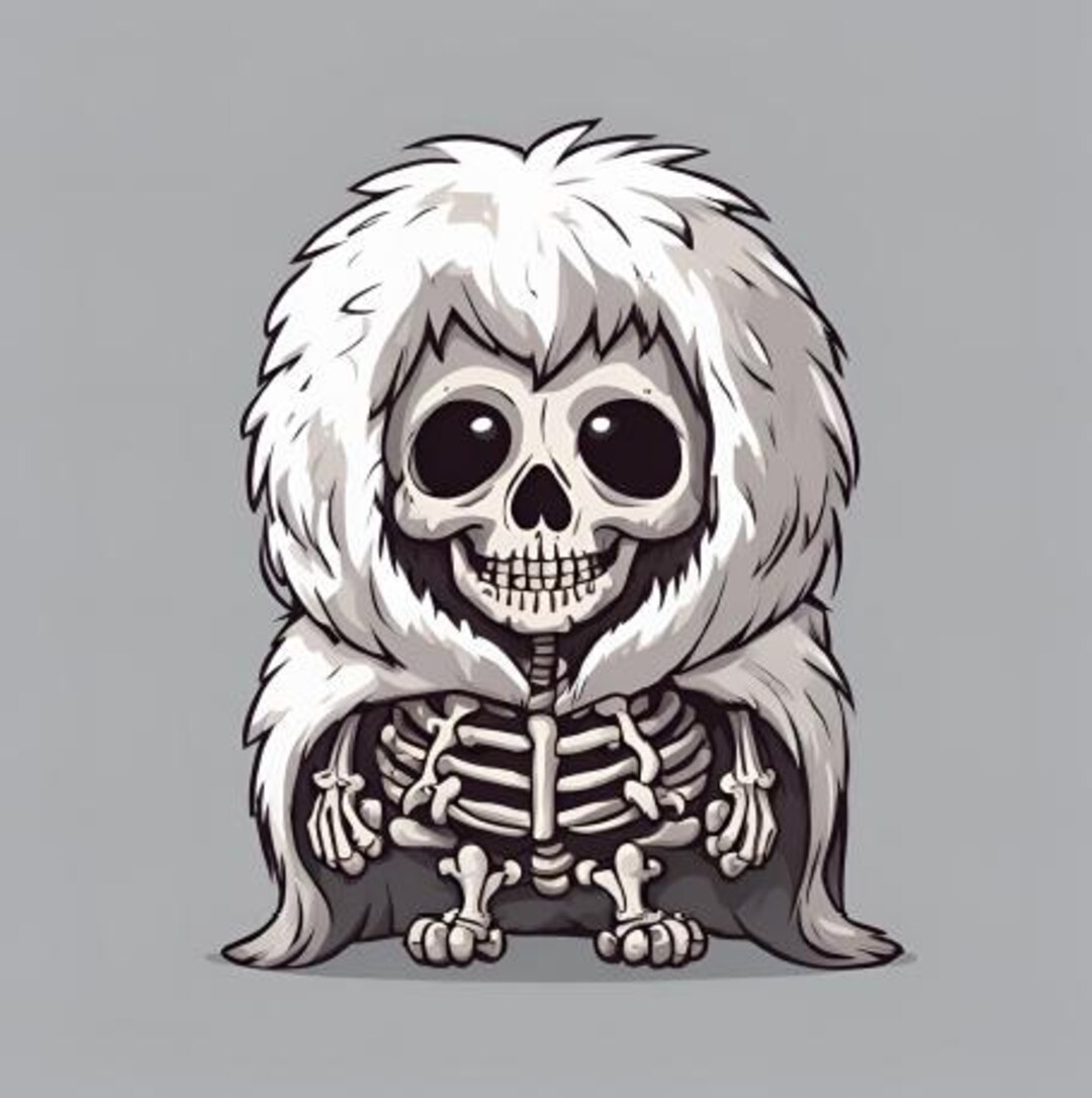 Cold Skeleton, Printable Digital Art, Wall Art, AI Art, AI Generated ...