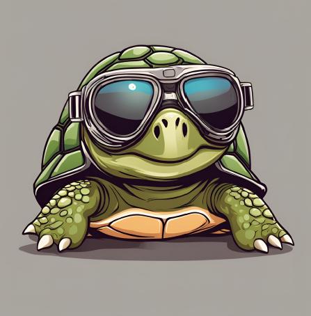 Tortoise With Speed Goggles, Printable Digital Art, Wall Art, AI Art ...