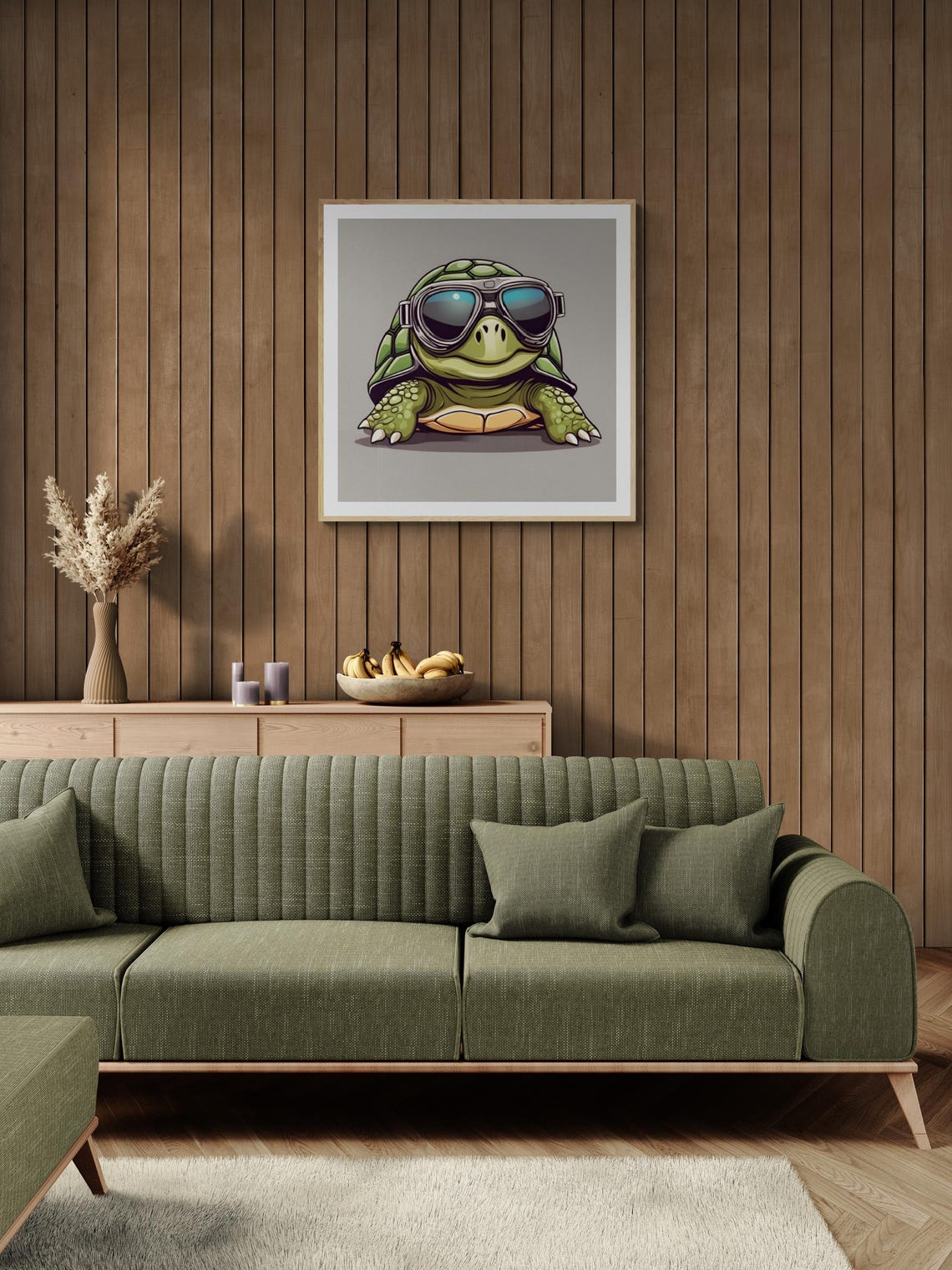 Tortoise With Speed Goggles, Printable Digital Art, Wall Art, AI Art ...