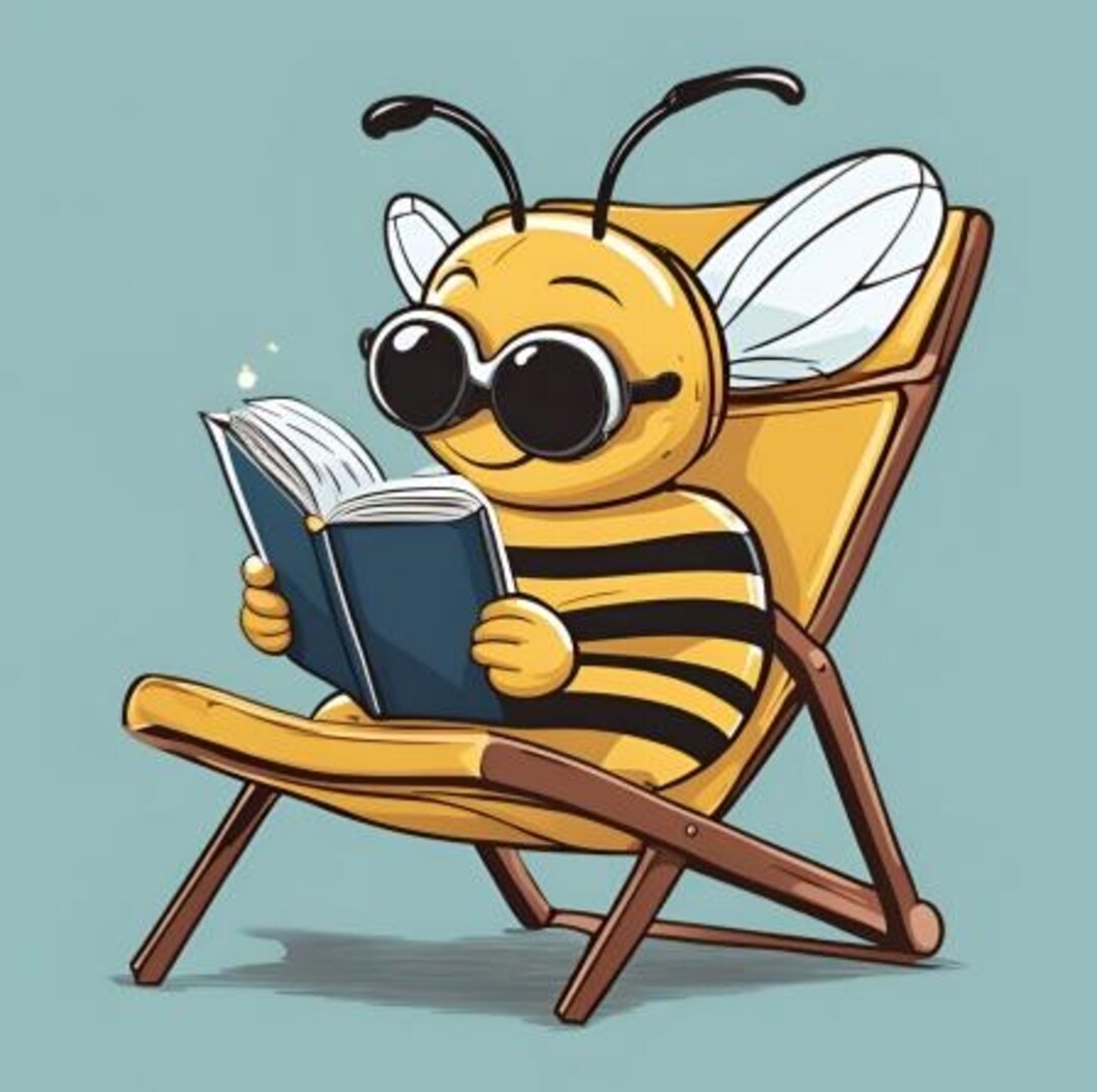 Busy Bee Printable, Printable Digital Art, Wall Art, AI Art, AI ...