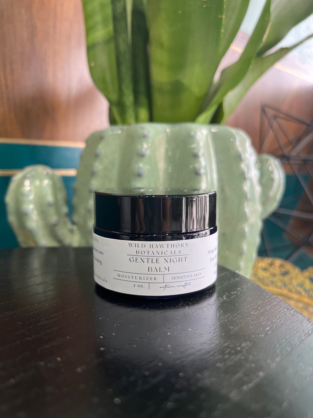 Organic Gentle Night Balm, Evening Moisturizer, Sensitive Skin Balm ...