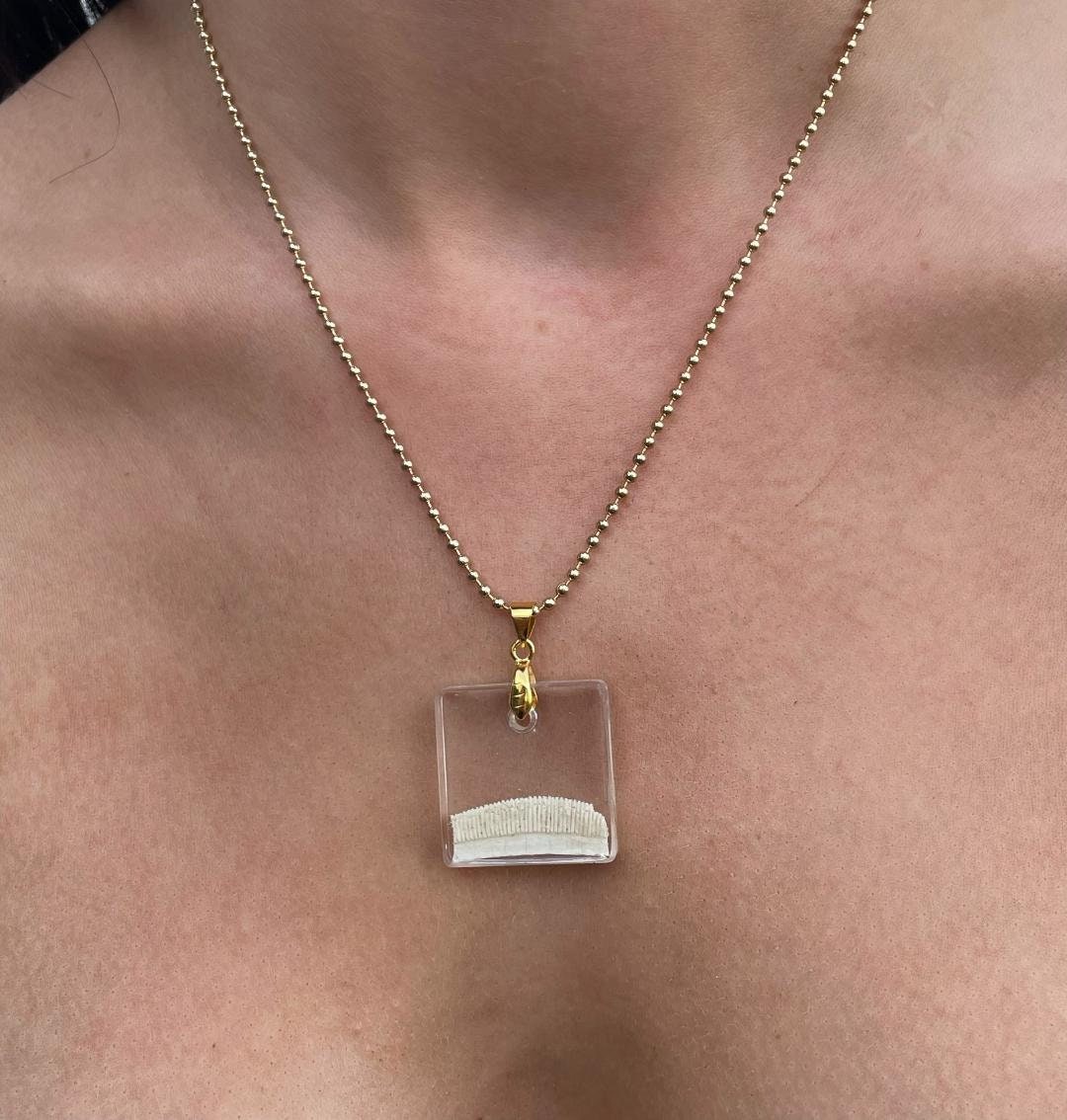 Authentic Spotted Eagle Nose Ray Stingray Teeth Necklace - Handmade - Etsy