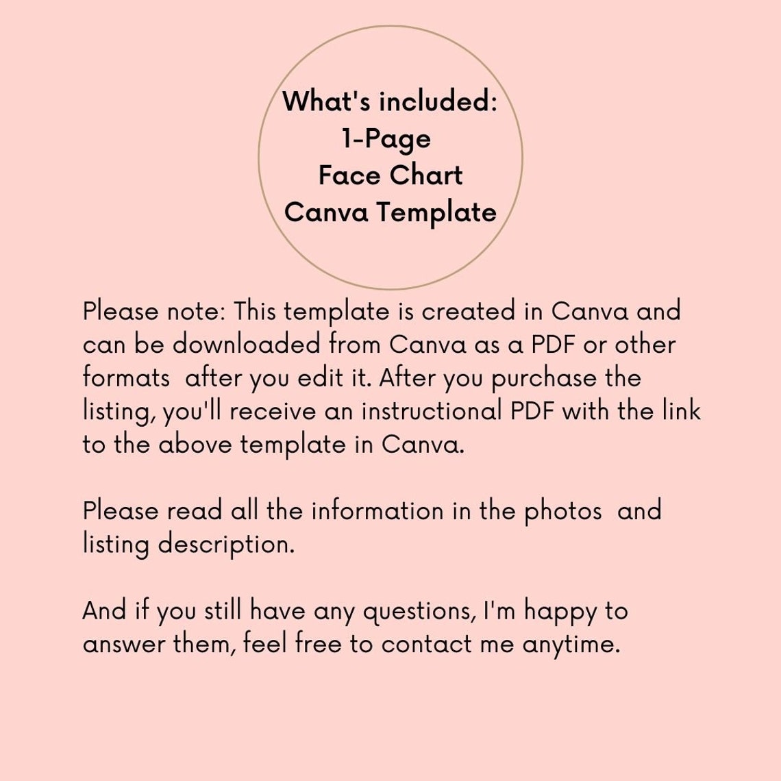 EDITABLE Makeup Artist Face Chart Makeup Artist Form Freelance Makeup ...