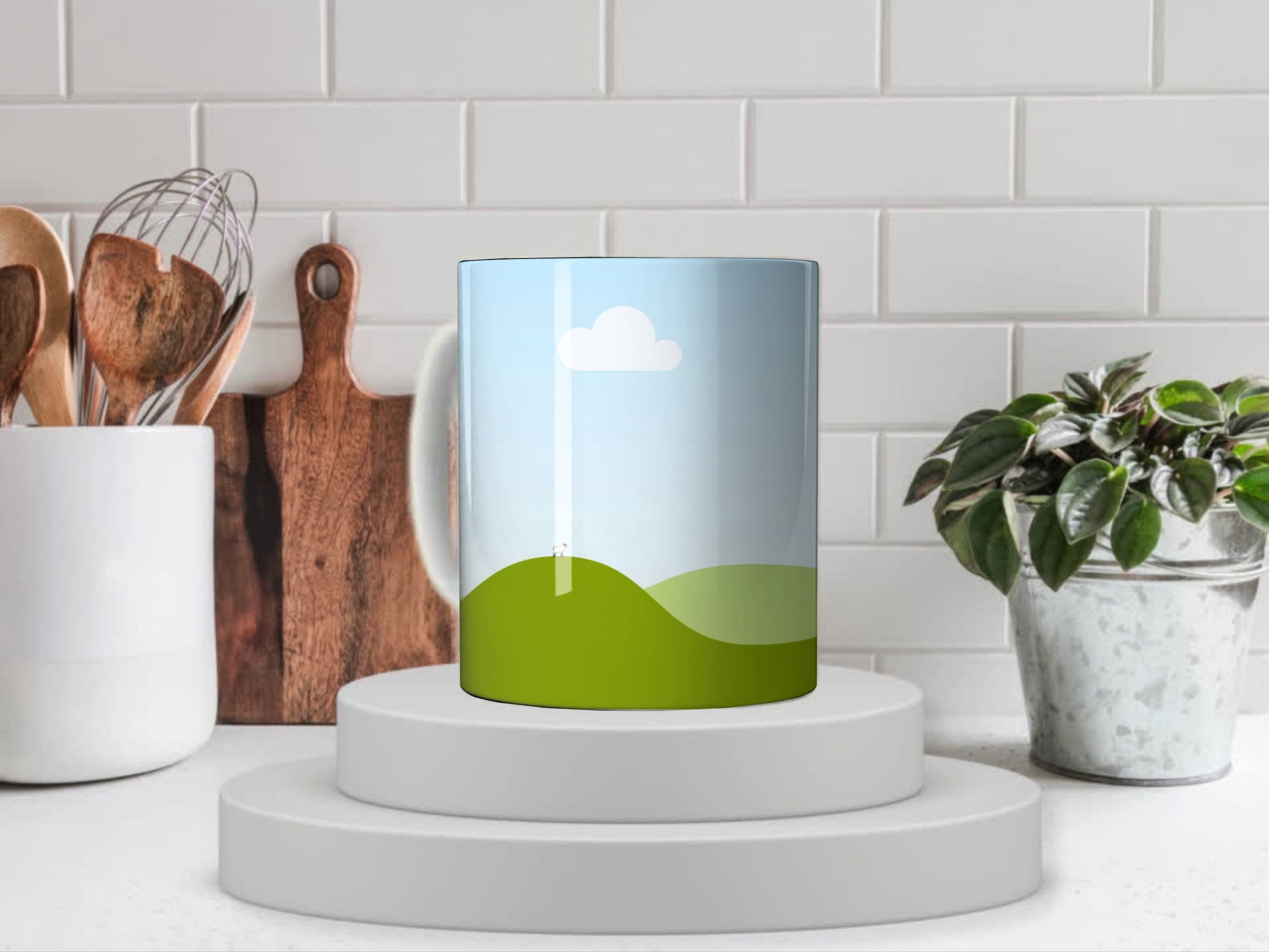 Rotating Mug Video Mockup: Drag & Drop Canva Template (11oz) - Etsy