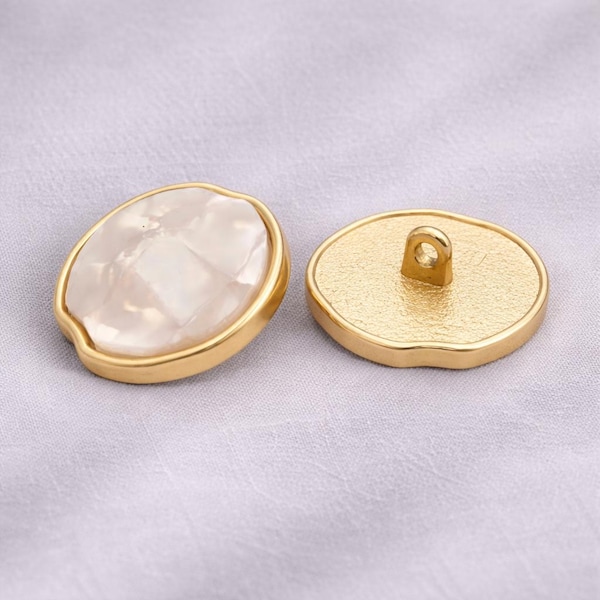Pearl Button Metal Frame - Etsy