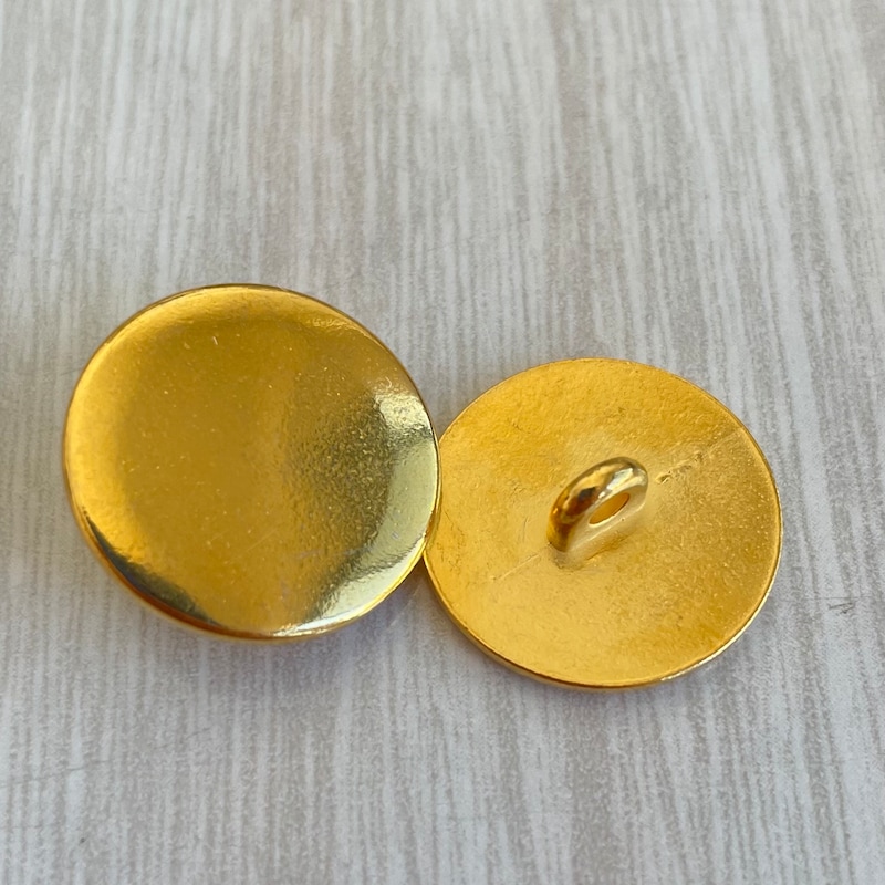 Metal Mirror Buttons - Etsy