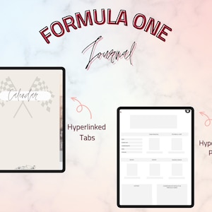 Formula 1 Journal, Beige | Digital F1 Journal | F1 Gift | Undated | F1 ...
