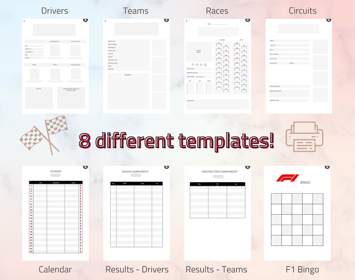 Formula 1 Journal, Beige | Digital F1 Journal | F1 Gift | Undated | F1 ...