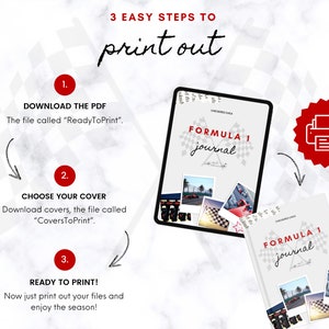 Formula 1 Journal Extended | Digital F1 Journal | Undated | F1 Gift ...