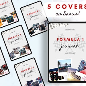 Formula 1 Journal Extended | Digital F1 Journal | Undated | F1 Gift ...