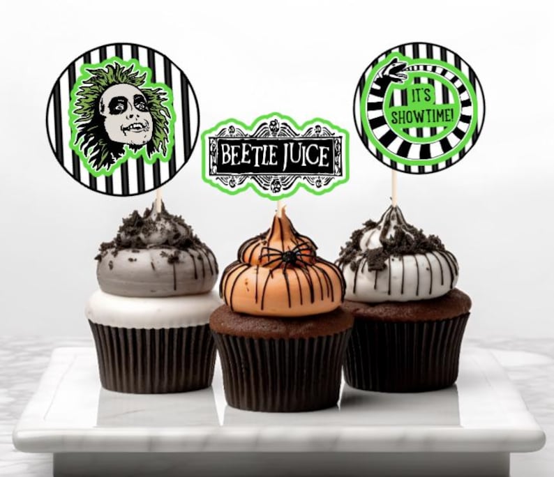 Scary Beetle Cupcake Toppers ALL ASSEMBLED - Etsy