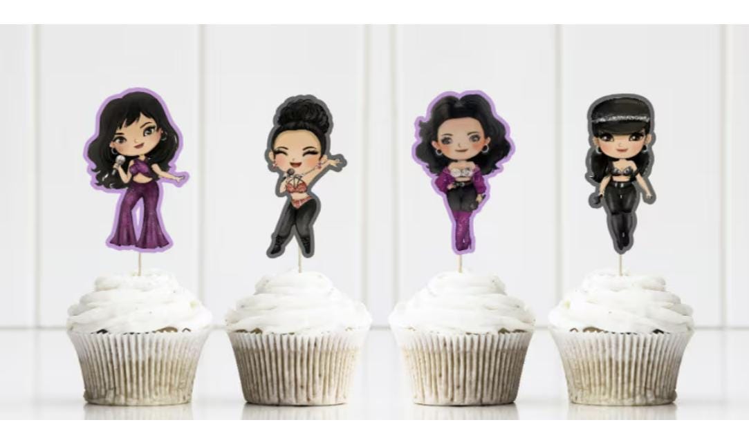 3D Selena Quintanilla Cupcake Toppers (all Assembled) - Etsy