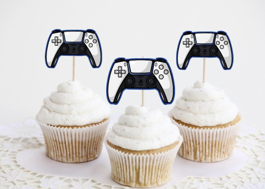 Video Games Cupcake Toppers (ALL ASSEMBLED) - Etsy