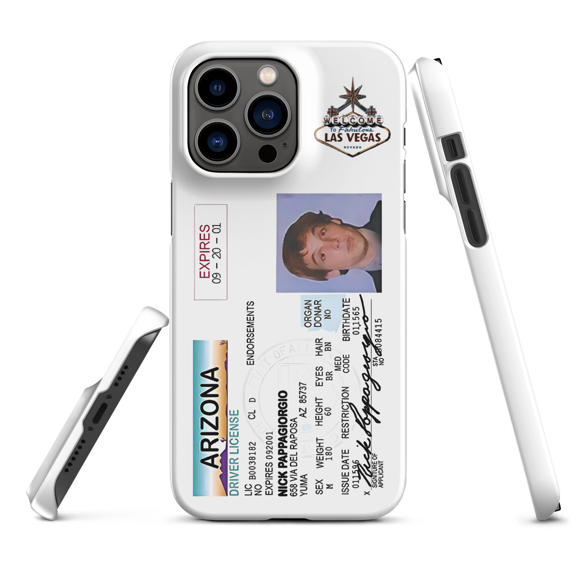 Nick Papagiorgio iPhone 14 Pro Max Case: Vegas Vacation Movie Buff Gift ...