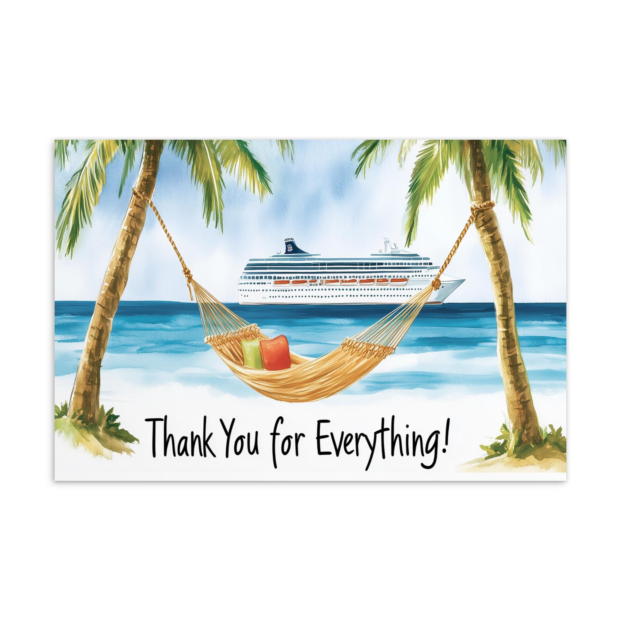 Cruise Crew Member Thank You Card, Cast Member Thanks, Cruiser Squad ...