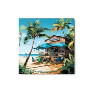 Jimmy Buffett Metal Beach Sign: Tropical Bar Decor, Margaritaville ...
