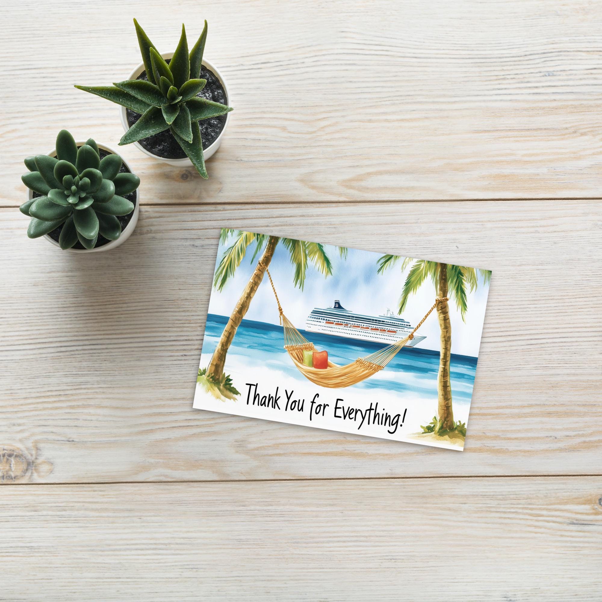 Cruise Crew Member Thank You Card, Cast Member Thanks, Cruiser Squad ...