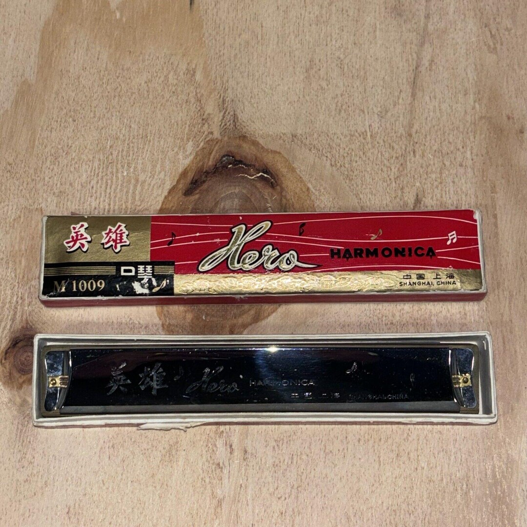 Vintage 1960s Hero Harmonica M1009 Hero - Etsy