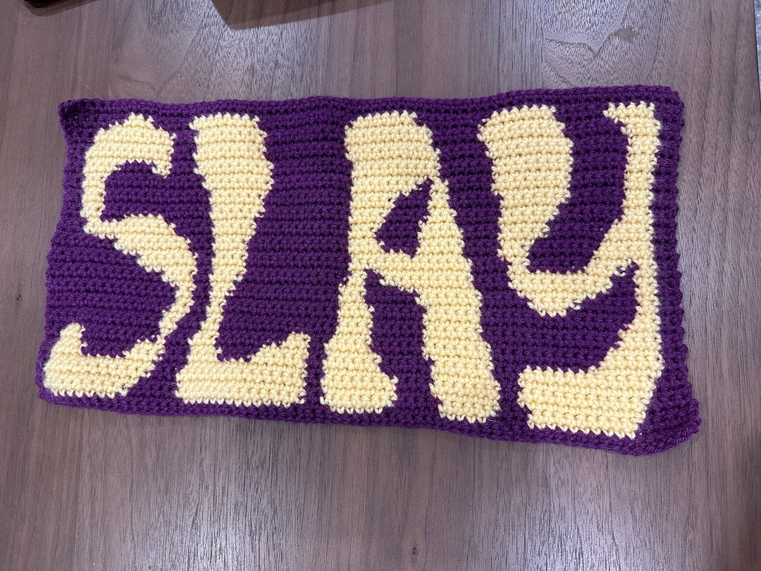 The "slay" Tapestry Crochet Graph Pattern - Etsy