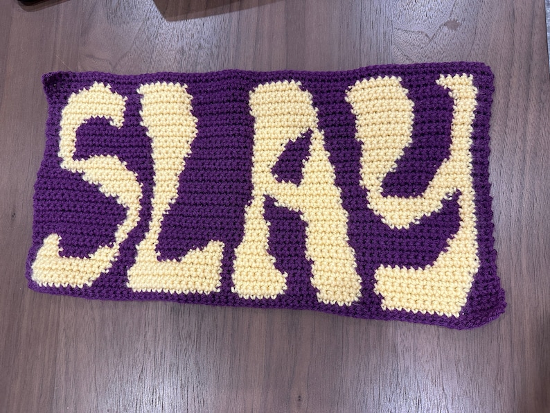 The "slay" Tapestry Crochet Graph Pattern - Etsy