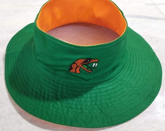 FAMU Distressed Denim Bucket Hat - Etsy