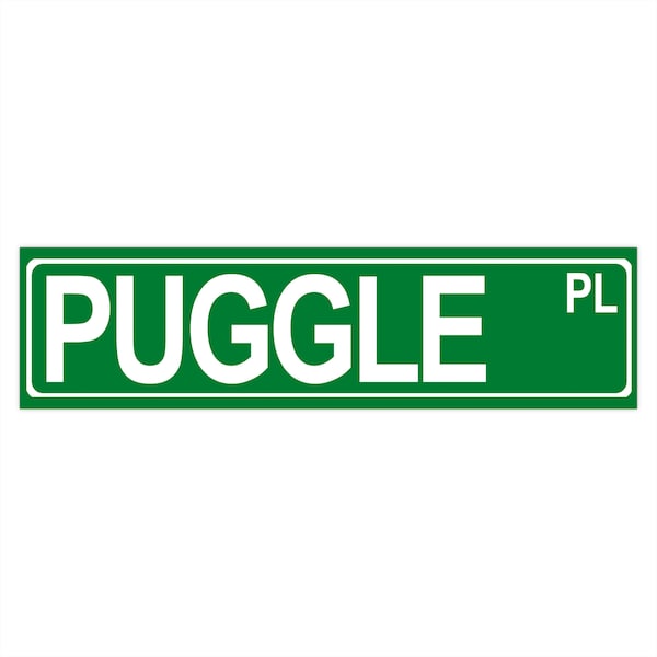 Puggle Sign - Etsy