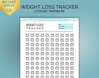 Weight Loss Tracker, 100 Lbs, Weight Loss Journal, 100 Pound Lost ...