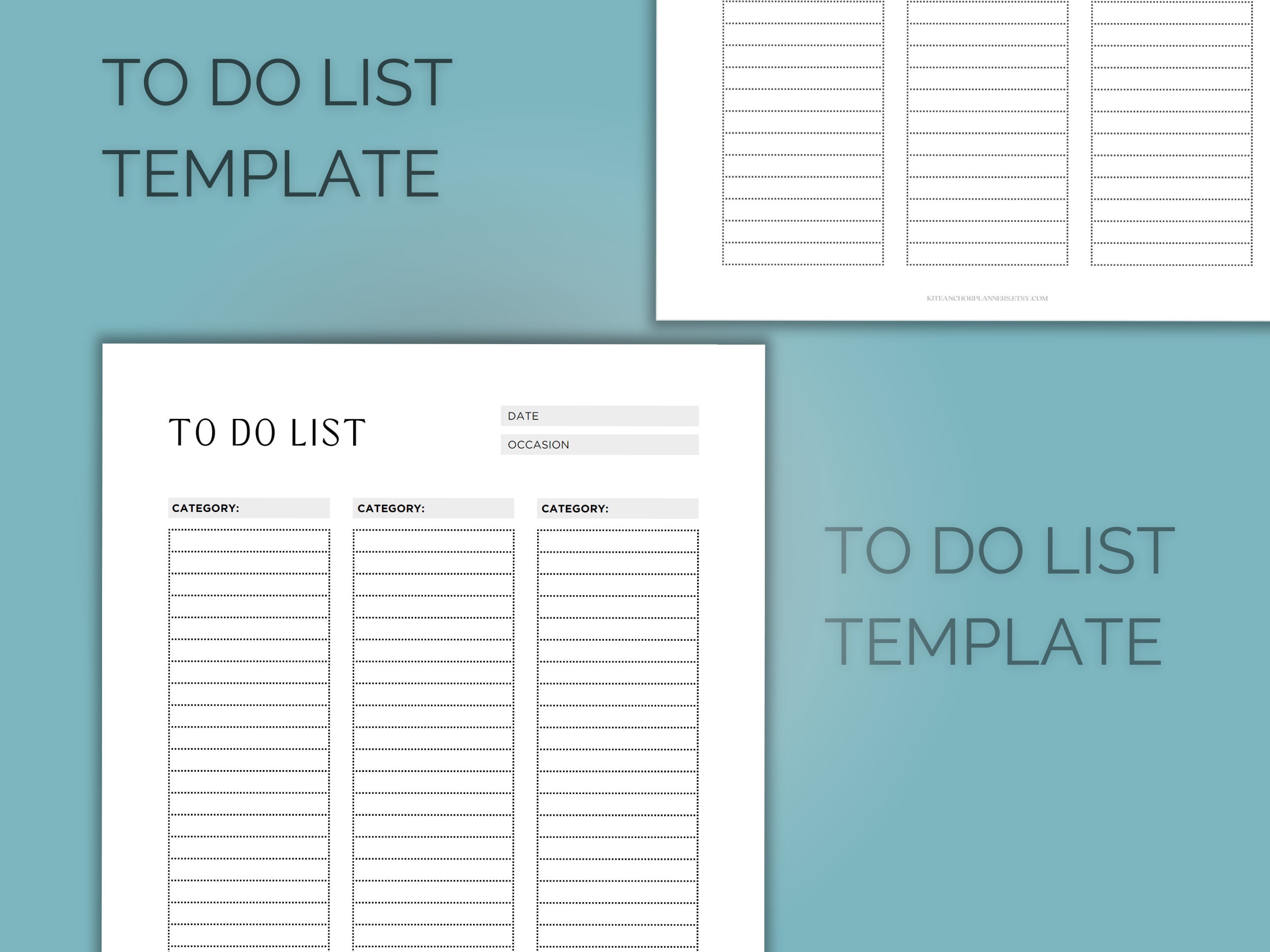 To Do Lists, Task Lists, Printable & Fillable Templates PDF, Letter ...