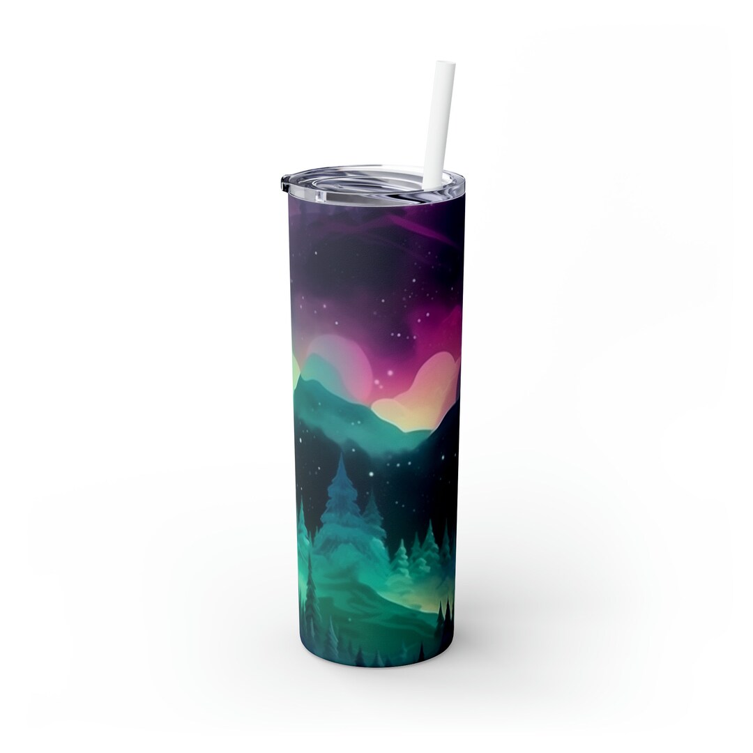 Christmas Night Skinny Tumbler With Straw 20oz - Etsy