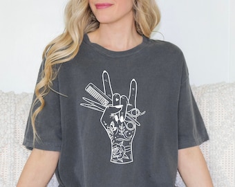 Hair Stylist Shirt, Hair Dresser T-shirt, Licensed Hairapist, Gift for ...