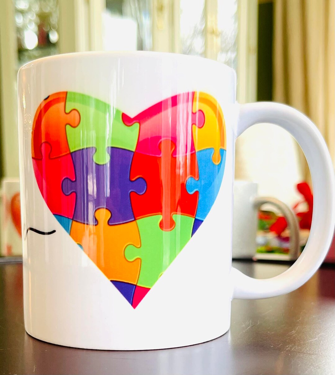 Autism Coffee Cup Made by an Autistic Non Verbal Adult, Live, Faith ...