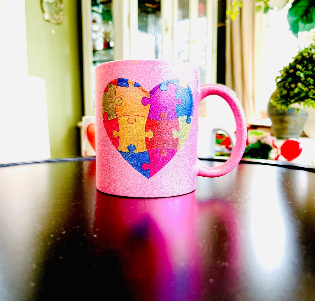 Autism Coffee Cup or Mug Made by an Autistic Non Verbal Adult, My Heart ...