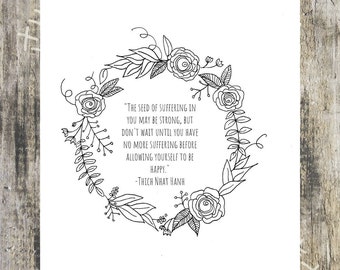 Zentangle Rectangles Abstract Hand Drawn Coloring Page Digital - Etsy