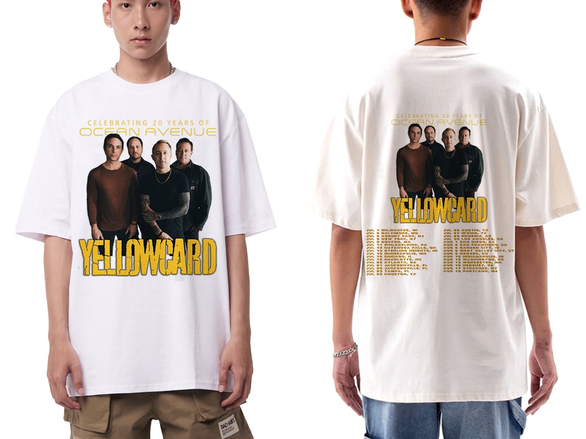 Yellowcard 2023 Tour Shirt, Yellowcard Fan Shirt, Yellowcard 2023 ...