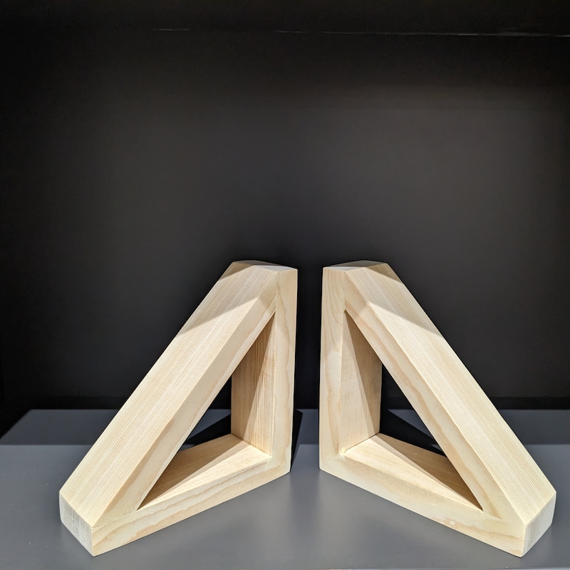 Triangle Bookend - Etsy