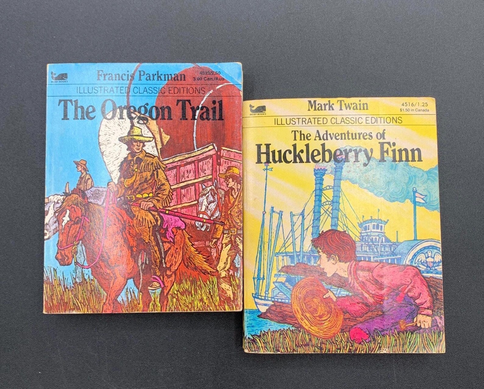 Vintage Illustrated Classic Mini Book Set: the Oregon Trail by Francis ...