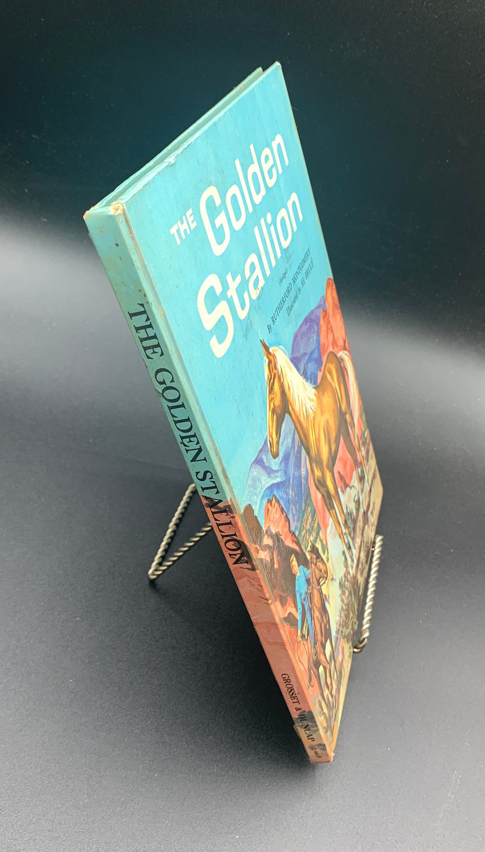 The Golden Stallion by Rutherford Montgomery Illustrated by Al Brule ...