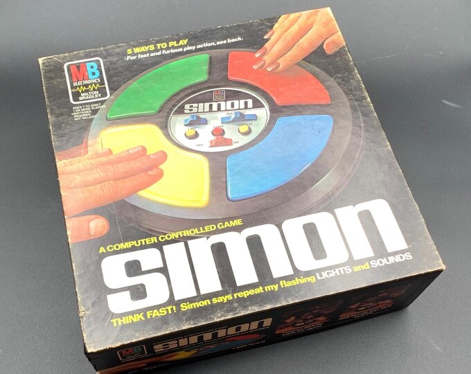 Vintage 1978 Simon Game by Milton Bradley - Original Box - Battery ...