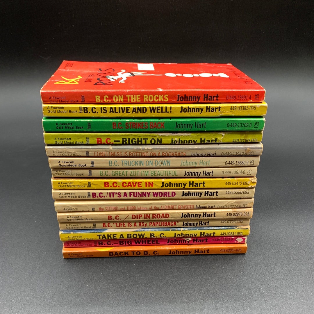 Vintage BC Comic Books by Johnny Hart - 1960/1970s Fawcett Paperback ...