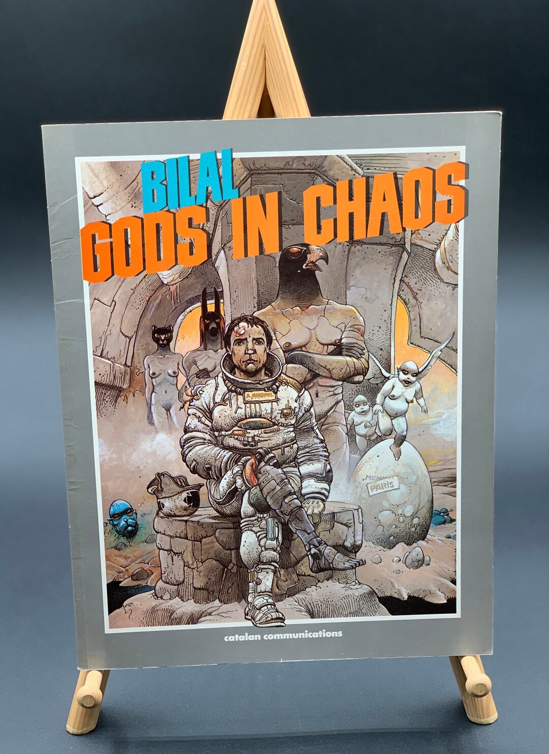 Bilal GODS IN CHAOS by Enki Bilal - 1987 First Printing (catalan ...