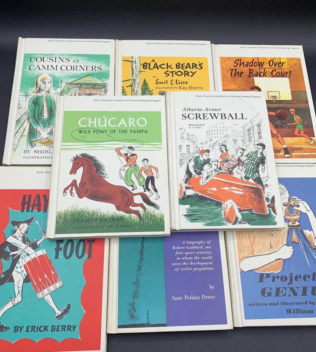 Vintage Scott Foresman Reading Program Book Lot 8: Project Genius ...