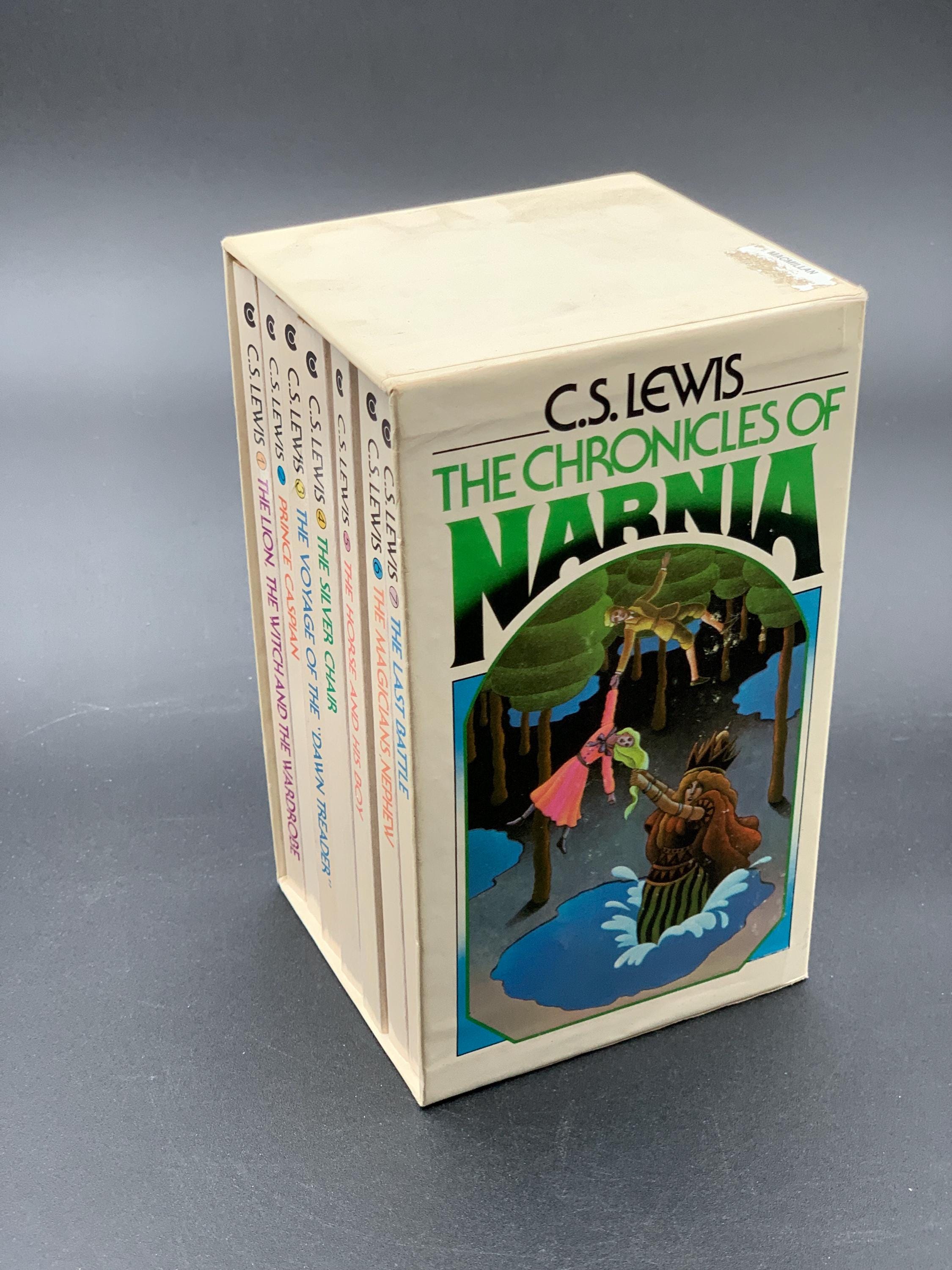 The Chronicles of Narnia by C.S. Lewis Box Set 1970 Collier First ...