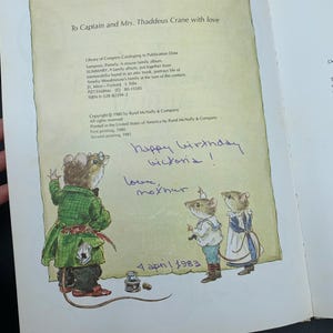 A Mouse Family Album by Pamela Sampson - 1981 Stated Second Printing ...