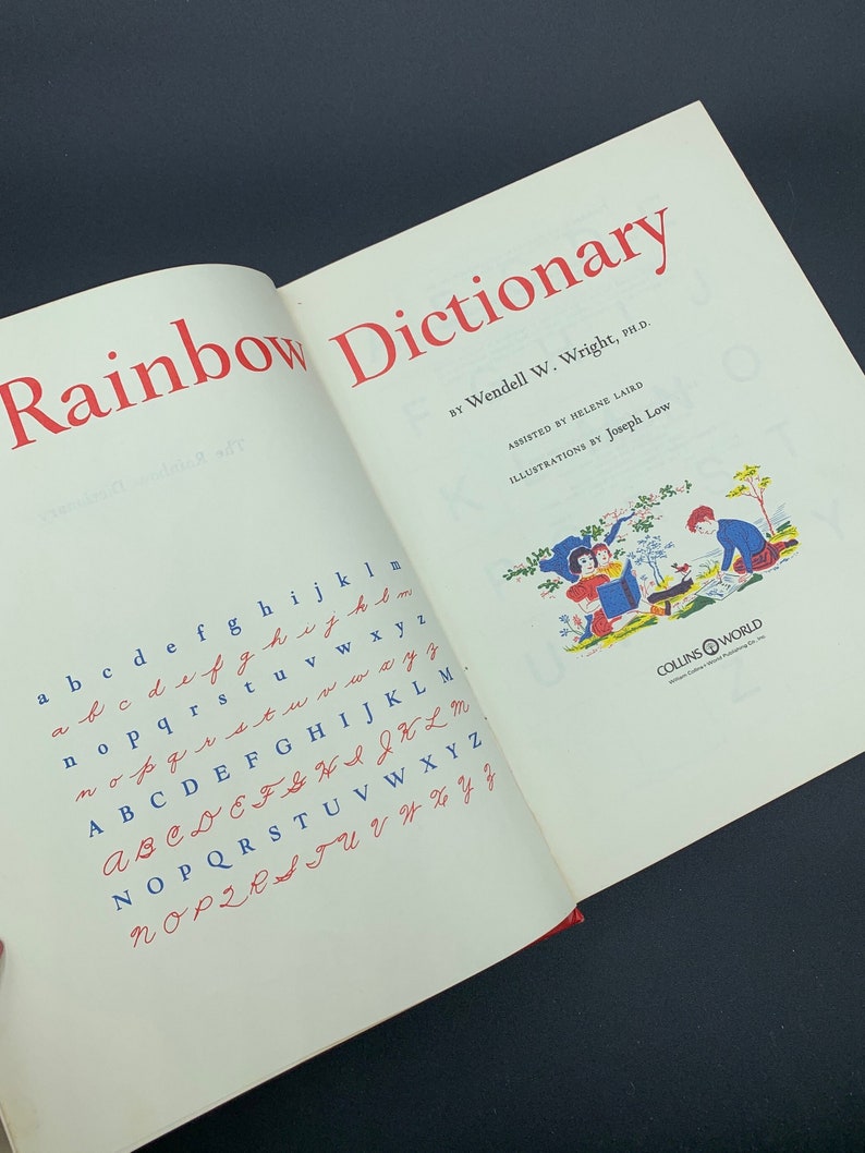 The Rainbow Dictionary for Young Readers by Wendell Wright - 1978 ...