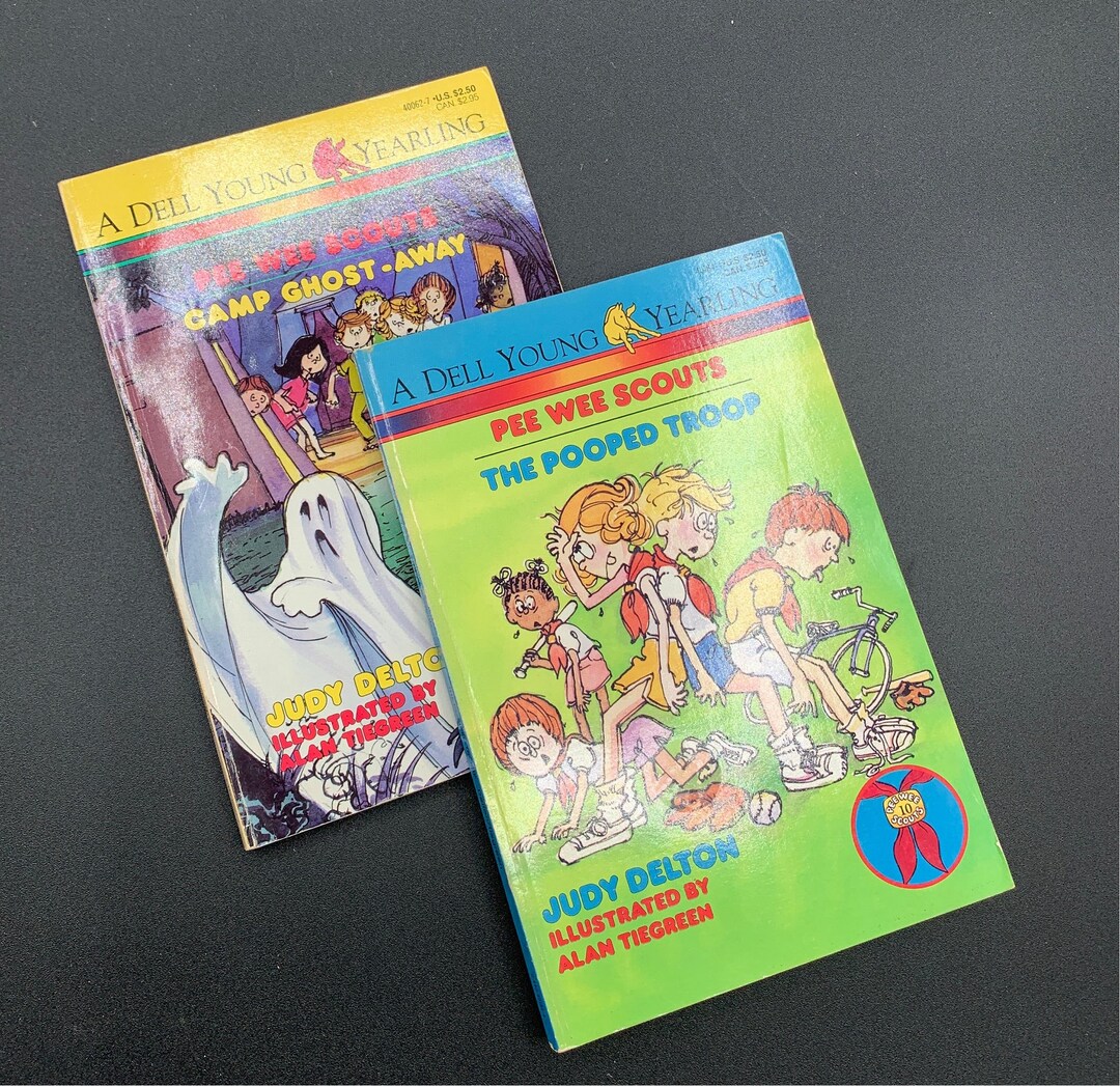 Pee-wee Scouts Book Set: the Pooped-troop Camp Ghost-away by - Etsy