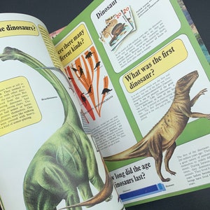 Vintage 1970s/ 1980s Dinosaur Softcover Book Lot of 3: How & Why ...
