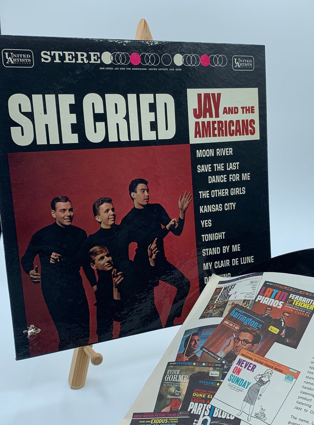 Jay & the Americans SHE CRIED Album Stereo UAS 6222 - Etsy