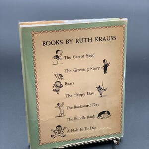 A Hole is to Dig first Book of First Definitions by Ruth Krauss ...