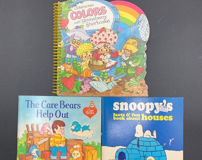 Vintage 1980s Children’s Pocket Sized Books: Strawberry Shortcake by ...